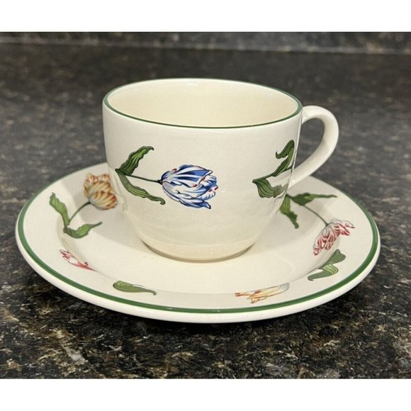 Tiffany & Co. | Dining | Tiffany Co Tiffany Tulips Tea Set Cup Saucer ...